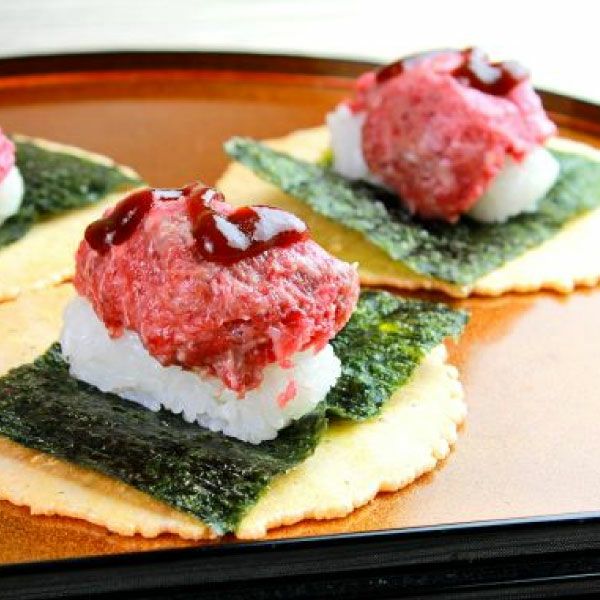 桜うまトロ(馬肉ネギトロ)1.2kg（60g×20p）タレ付鮮馬刺し 熊本直送 | 菅乃屋 【公式通販サイト】本場熊本の老舗 馬肉・馬刺し専門店